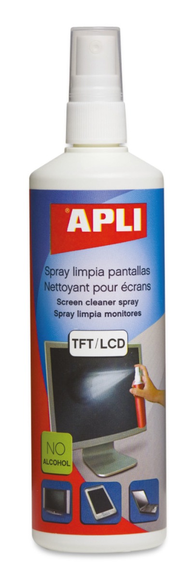 Puhastusvedelik ekraanile Apli 250ml TFT-/LCD-ekraanidele - Rahva Raamat